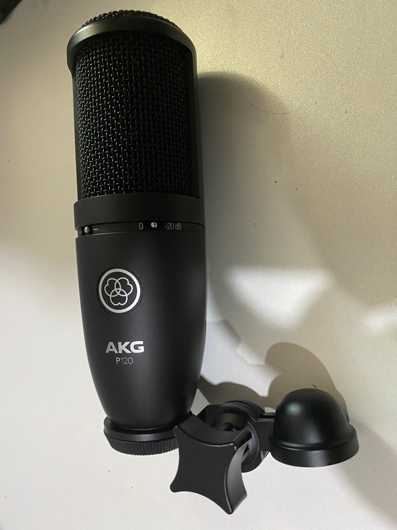 AKG Condenser Mic P120, Audio, Microphones on Carousell