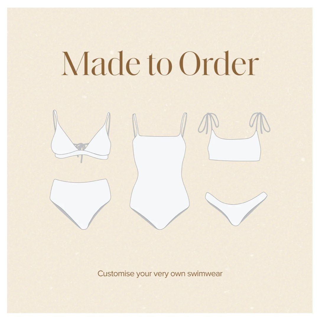 Ana One-Piece Swimsuit in Ebony Black - Align Swim MTO, Women's Fashion ...