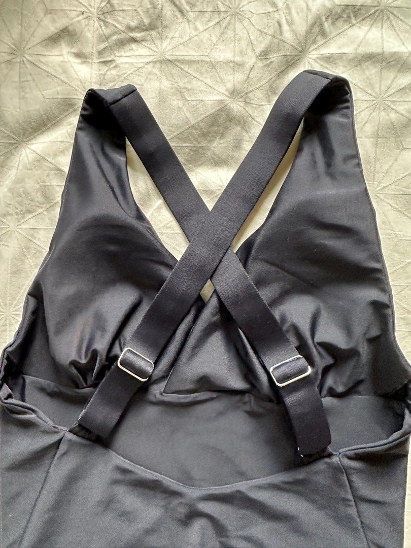 Ana One-Piece Swimsuit in Ebony Black - Align Swim MTO, Women's Fashion ...