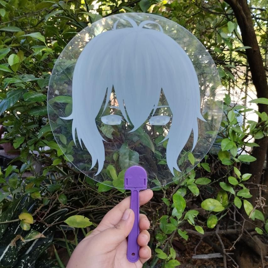 Anime Girl Hand Fan, Hobbies & Toys, Toys & Games on Carousell