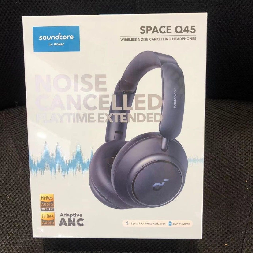 Anker headphones soundcore Q45, Audio, Headphones & Headsets on Carousell