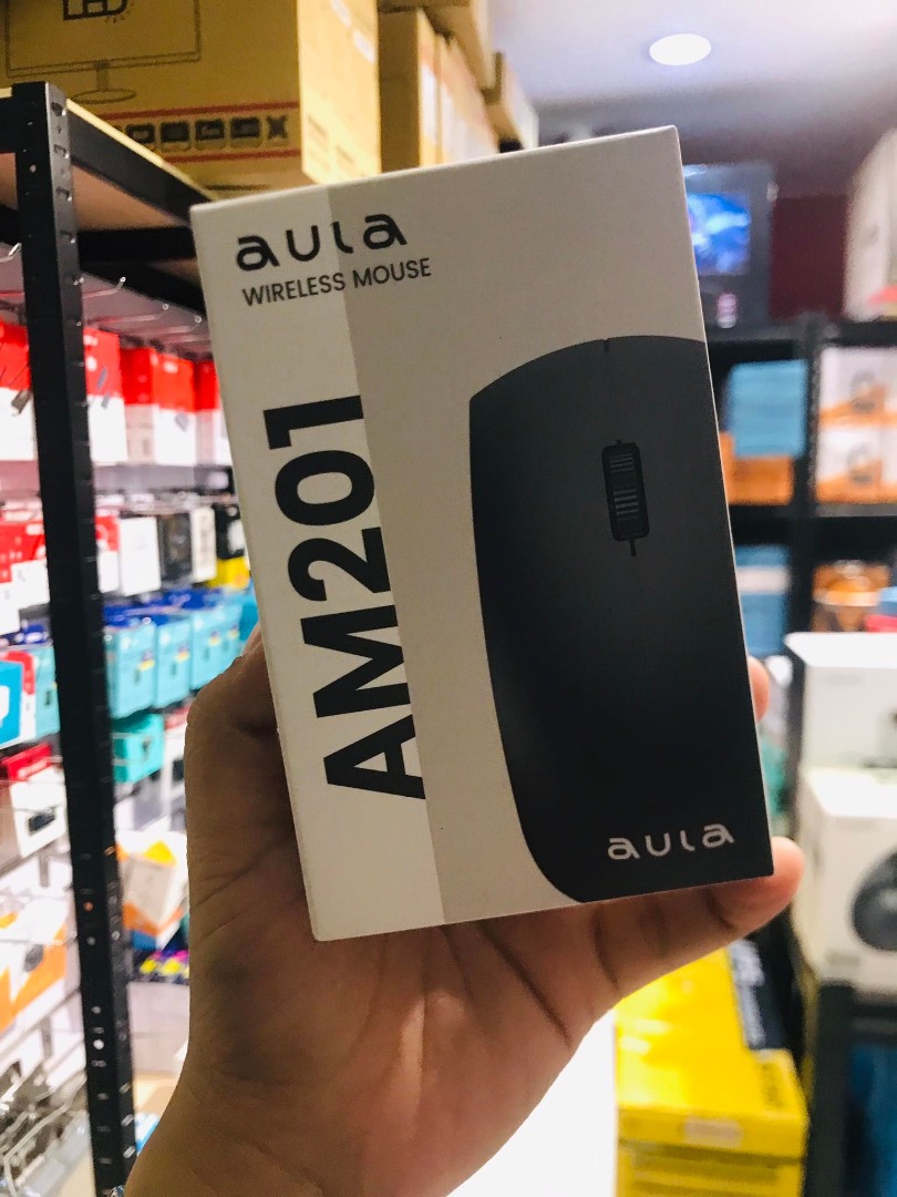 Aula AM201 Wireless Mouse USB Black, Computers & Tech, Parts ...