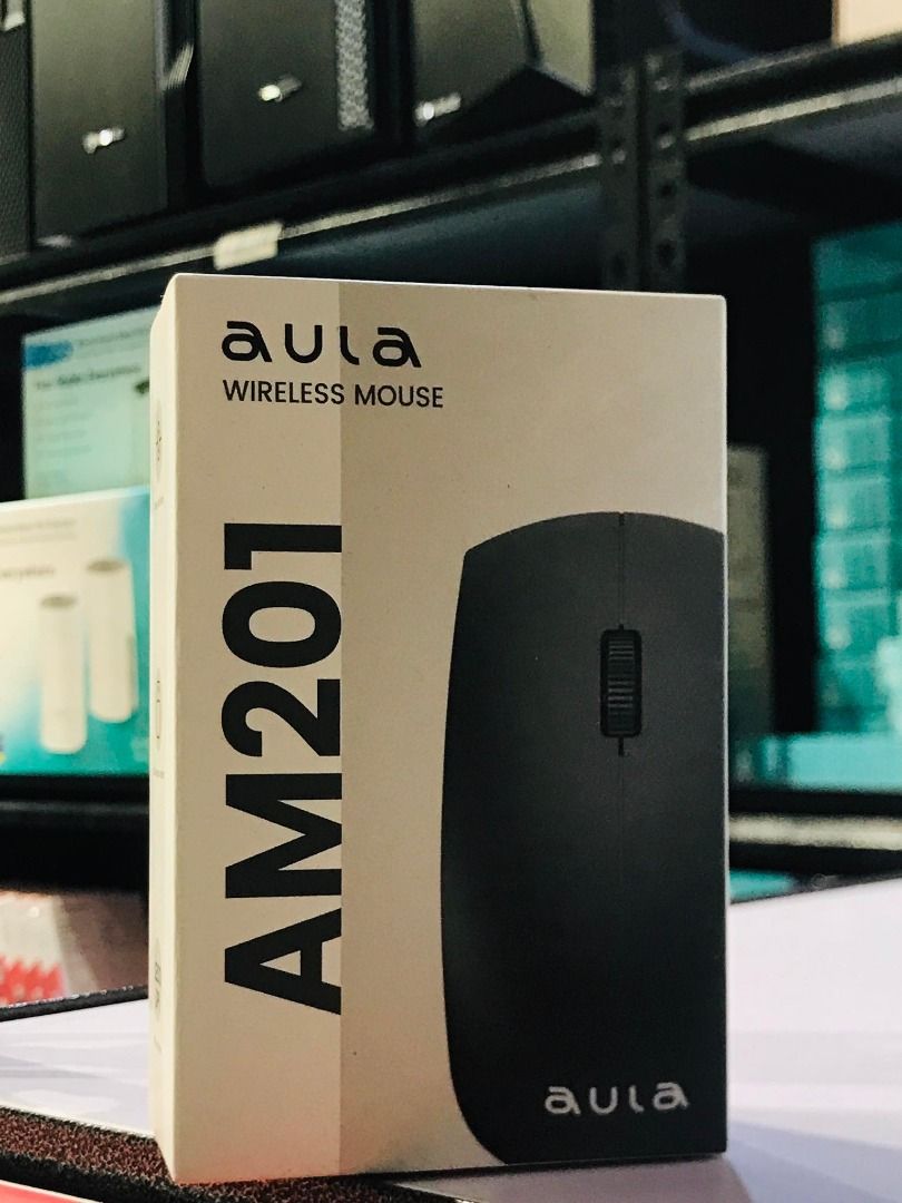 Aula AM201 Wireless Mouse USB Black, Computers & Tech, Parts ...
