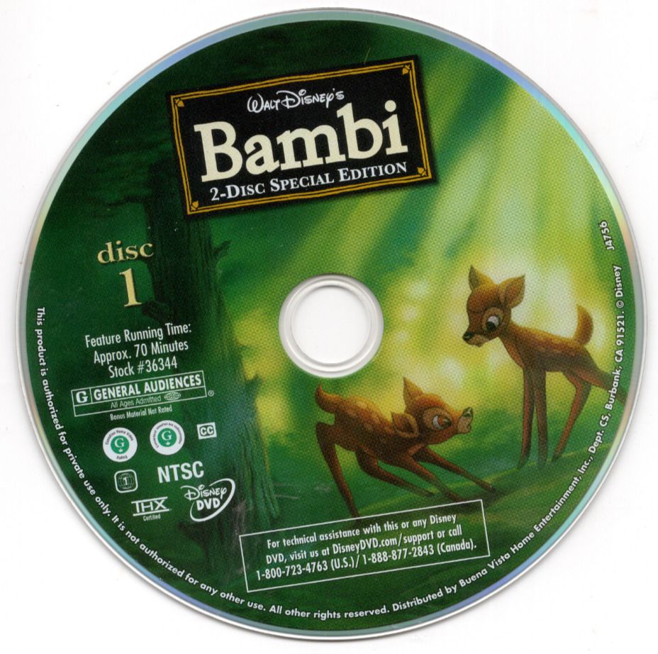 Bambi, 2-disc special edition (Platinum), Hobbies & Toys, Music & Media ...