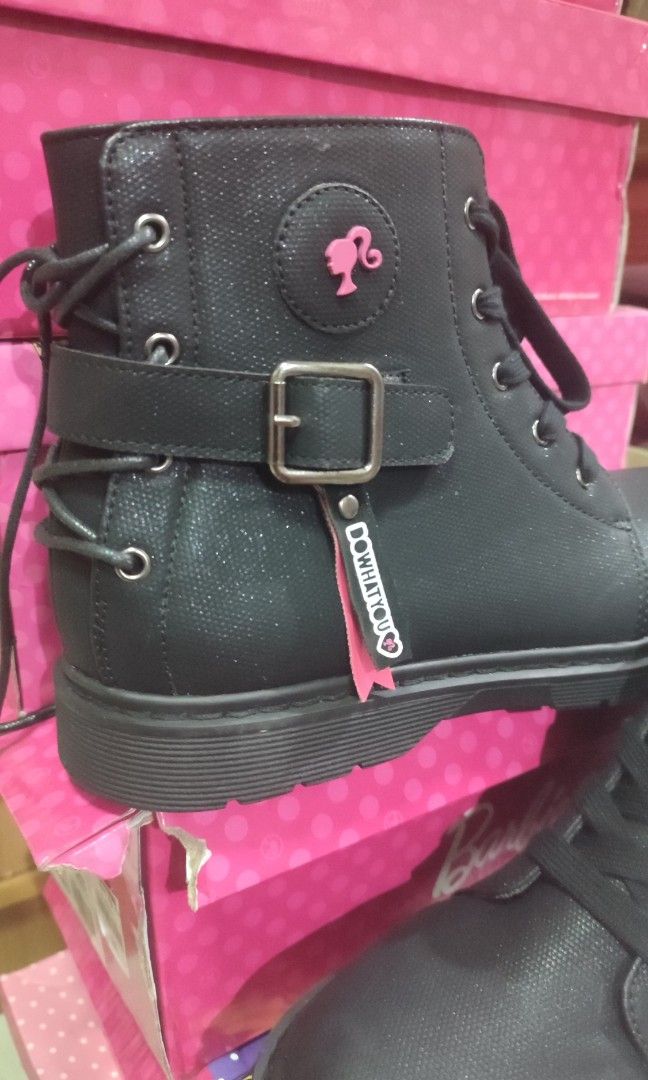 Barbie boots, Babies & Kids, Babies & Kids Fashion on Carousell