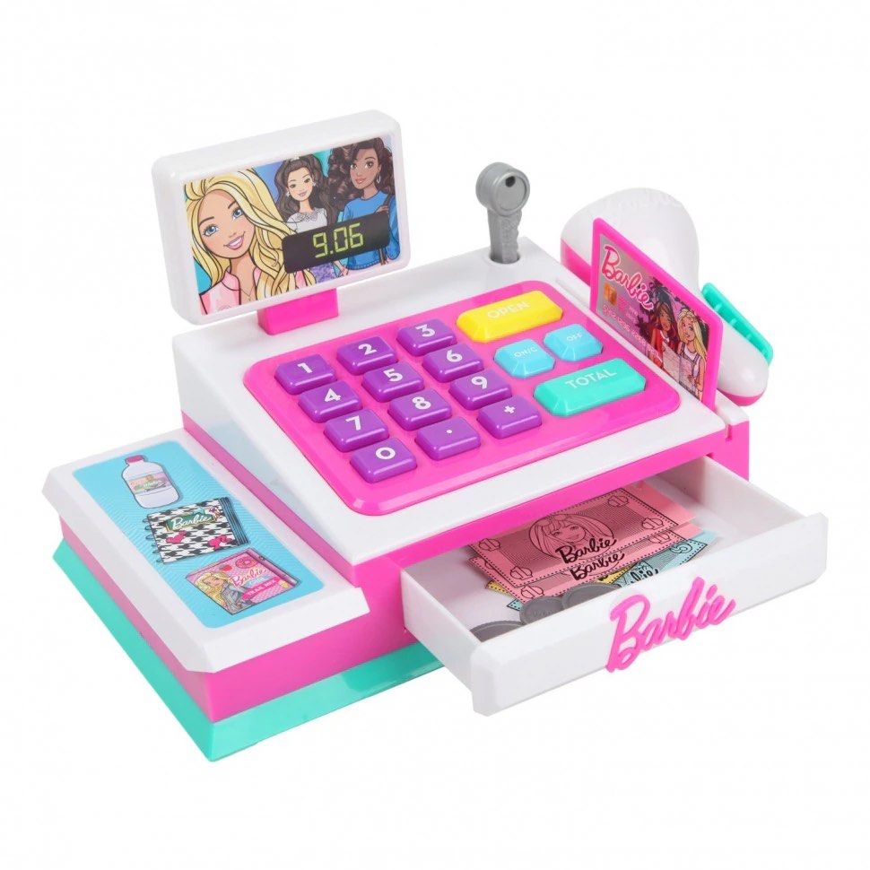 Barbie Mattel Canada Cash Register With Sound Battery Powered Toy ...