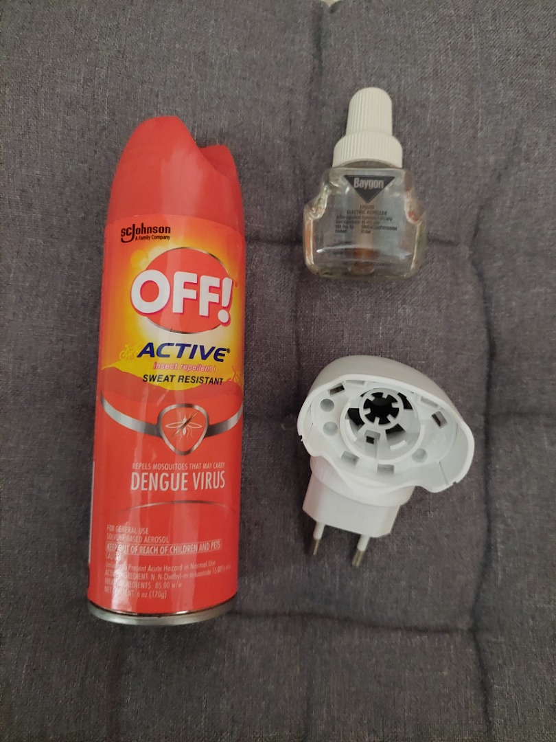 Baygon and Off insect spray, Health & Nutrition, Insect Repellent on ...