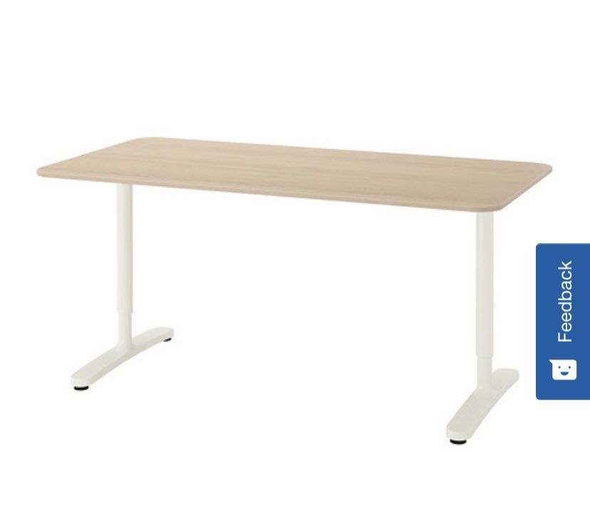 Bekant IKEA Table - Oak Wood table top, Furniture & Home Living ...