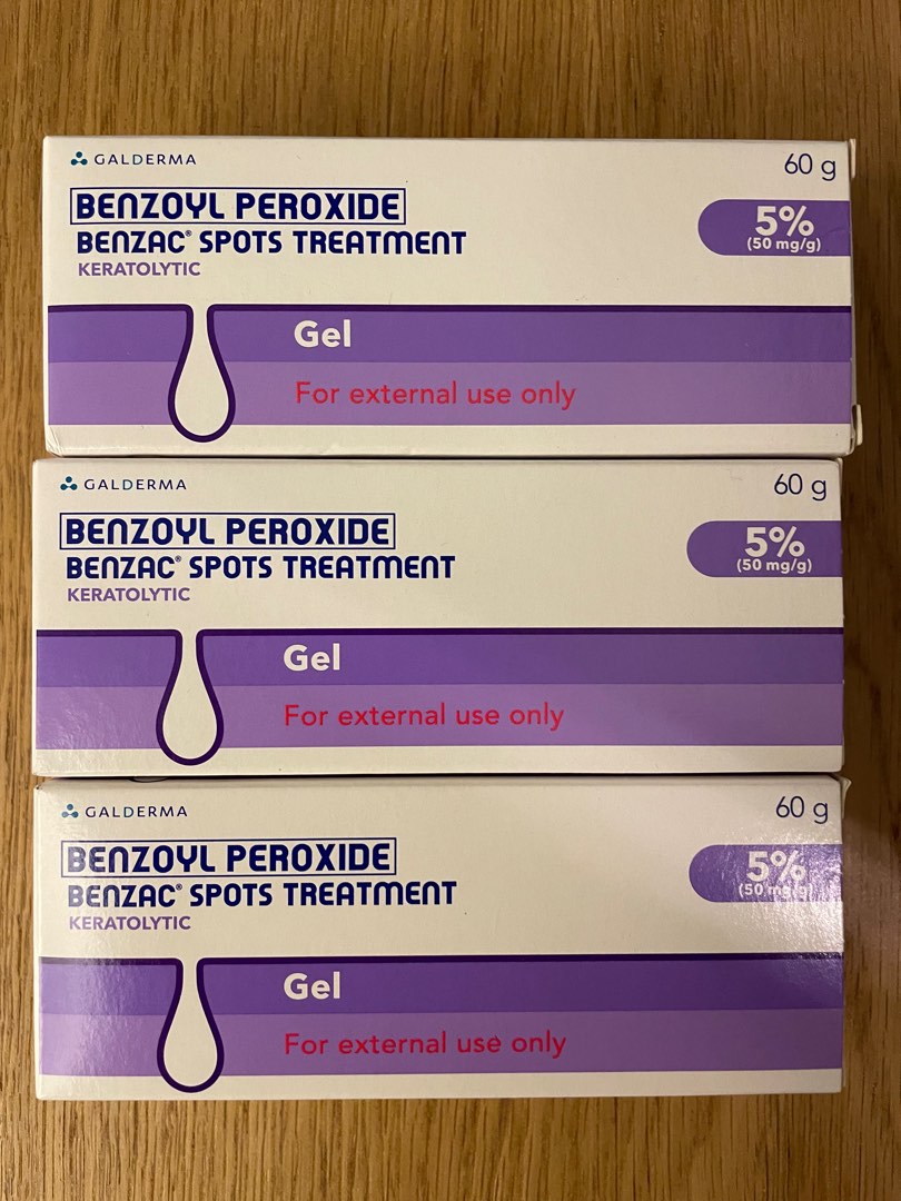 Benzoyl Peroxide Anti Acne/Pimple Cream 5% 60g, Beauty & Personal Care ...