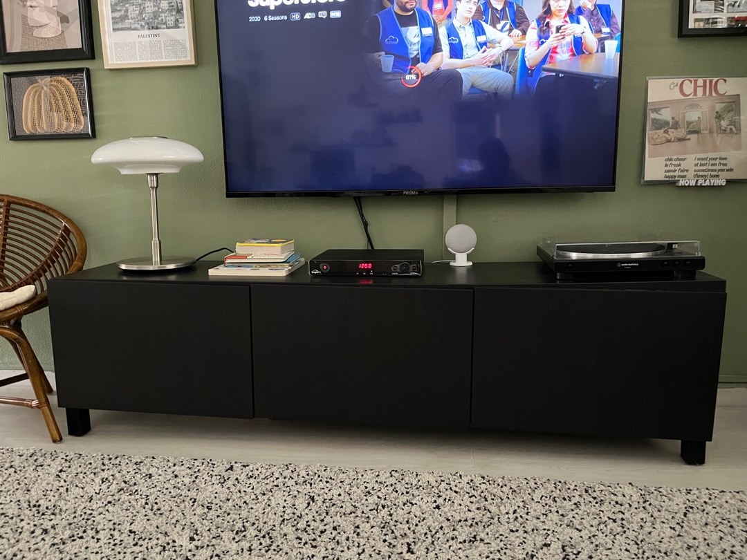 Besta Ikea TV Console, Furniture & Home Living, Furniture, TV Consoles ...