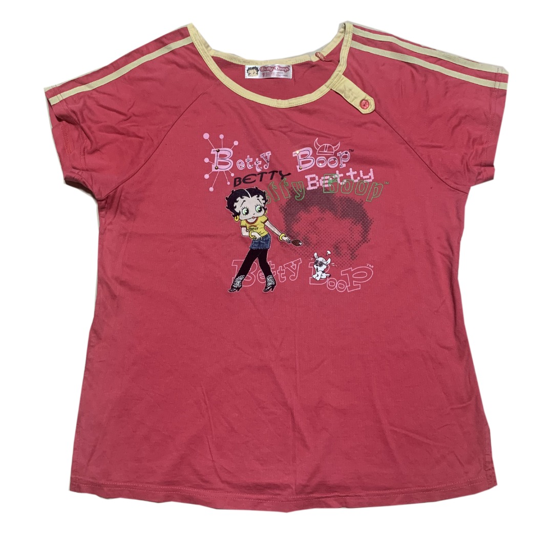 BETTY BOOP Y2K TOP, Women's Fashion, Tops, Shirts on Carousell