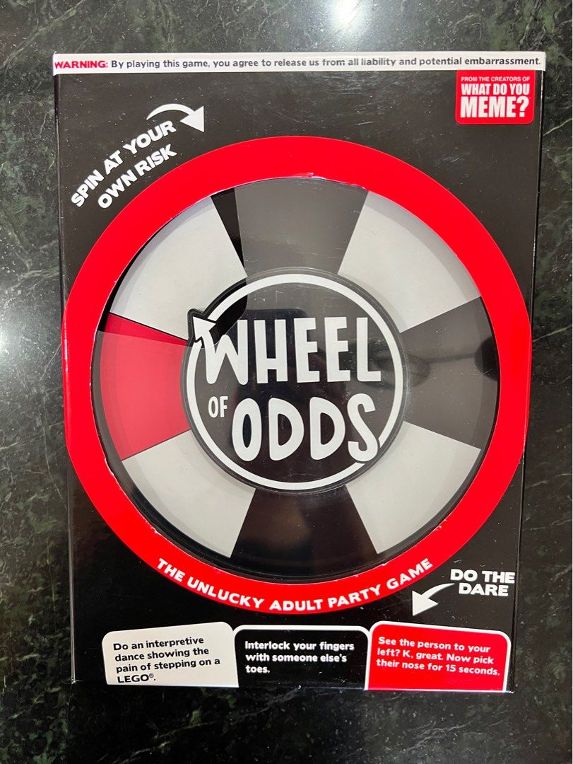 Board game Wheel of Odds party game, Hobbies & Toys, Toys & Games on ...