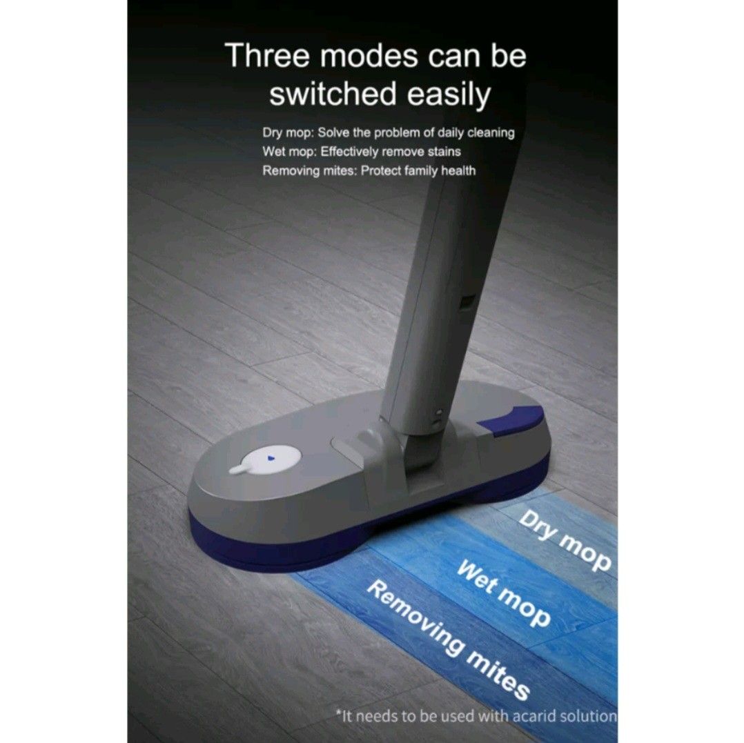 BOBOT Smart Handy Cordless Electric MOP Floor Mopping Machine LED Light ...