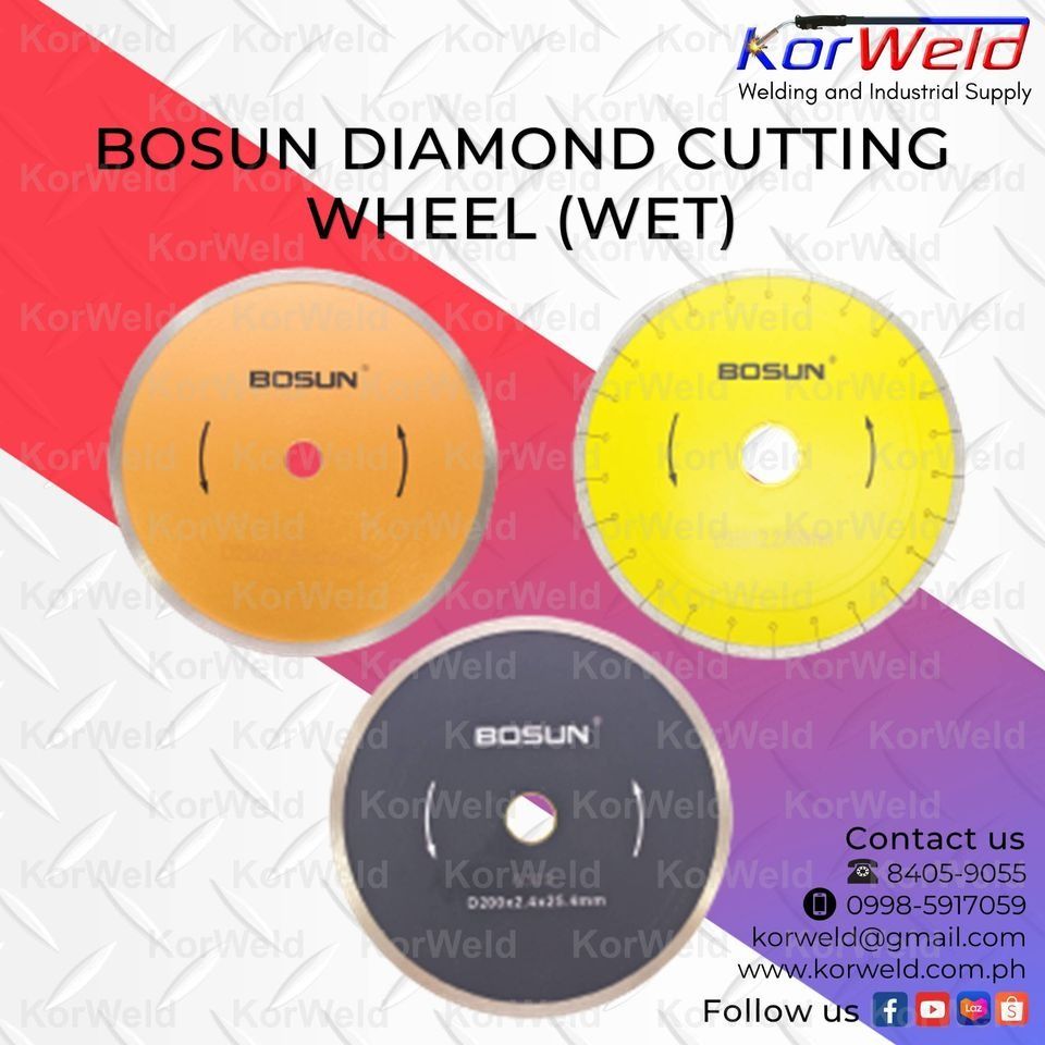 Bosun Diamond Cutting Wheel (WET), Commercial & Industrial ...