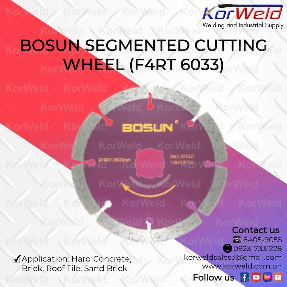 Bosun Segmented Cutting Wheel (F4RT 6033) on Carousell