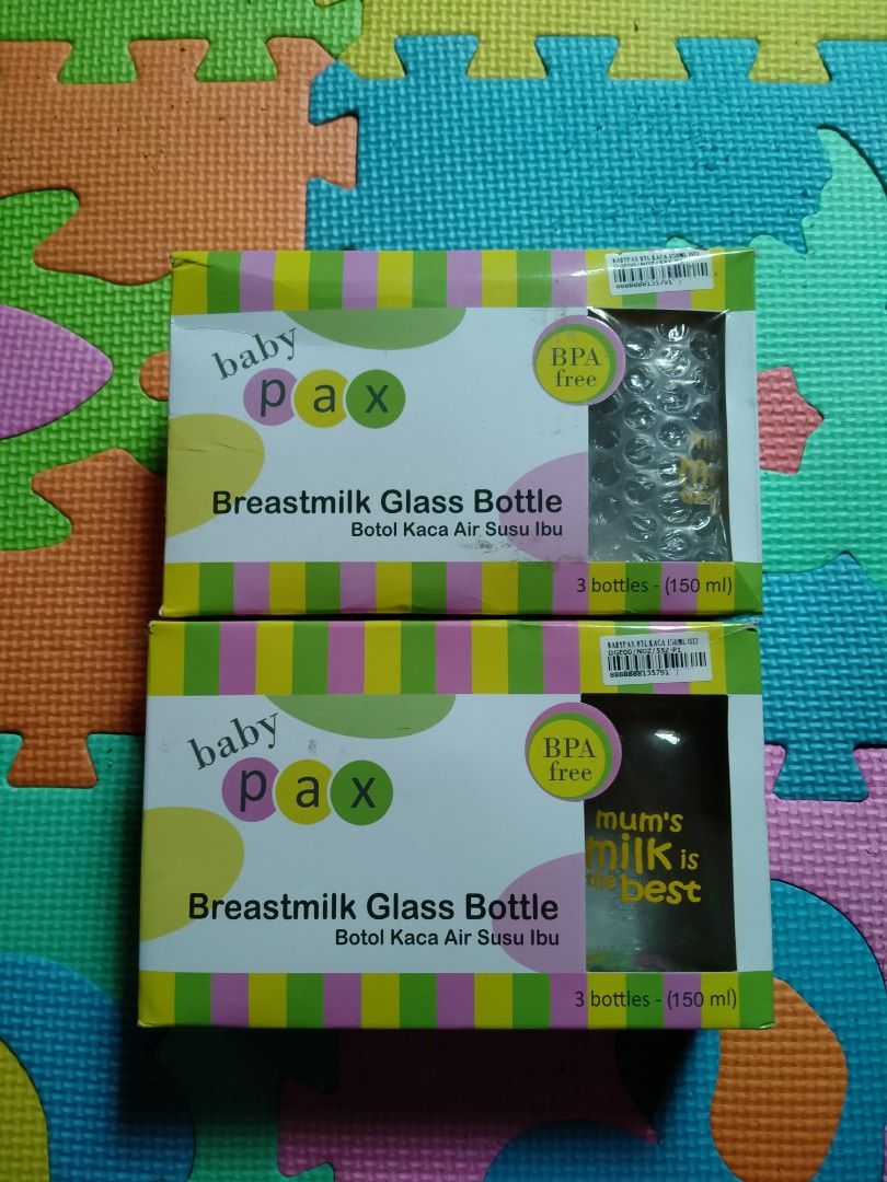 Botol ASIP kaca Botol Baby Pax, Bayi & Anak, Perawatan & Makanan Anak ...