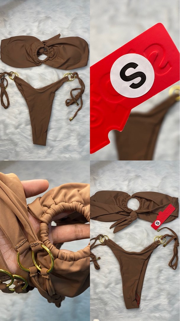 BROWN SWIMSUIT on Carousell