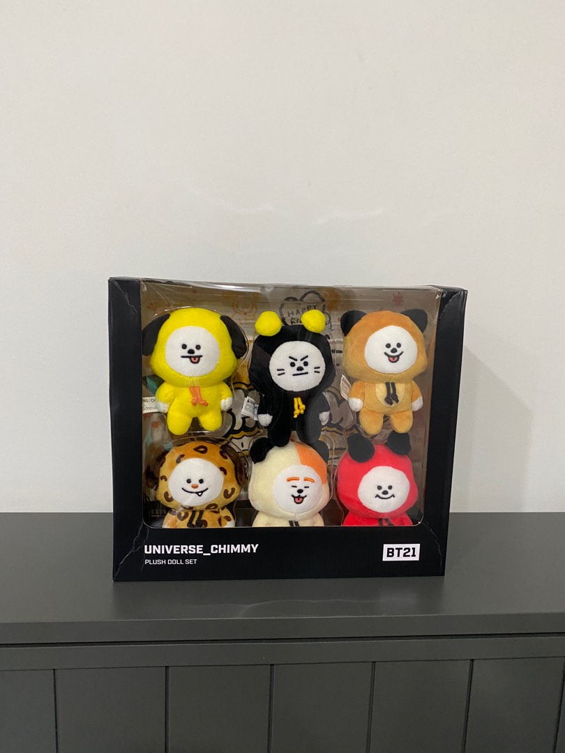 BT21 chimmy plush doll set, Hobbies & Toys, Collectibles & Memorabilia, K-Wave on Carousell