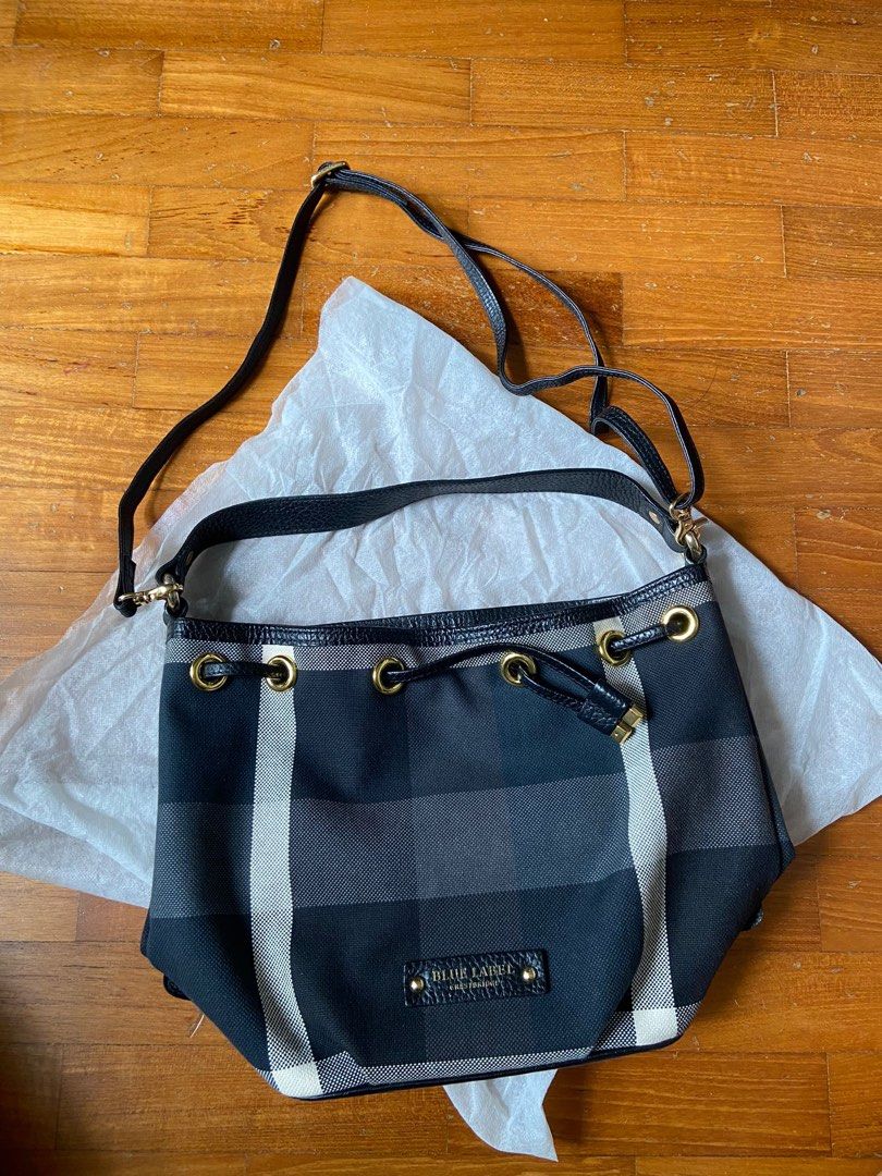 Burberry Blue label crestbridge shoulder bag, Luxury, Bags & Wallets on ...