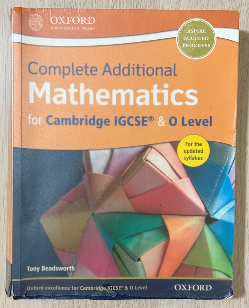 Cambridge Igcse O Level Additional Mathematics Hobbies And Toys Books And Magazines Textbooks On