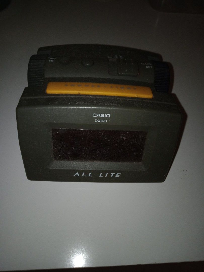 Casio alarm clock, Furniture & Home Living, Home Decor, Clocks on Carousell