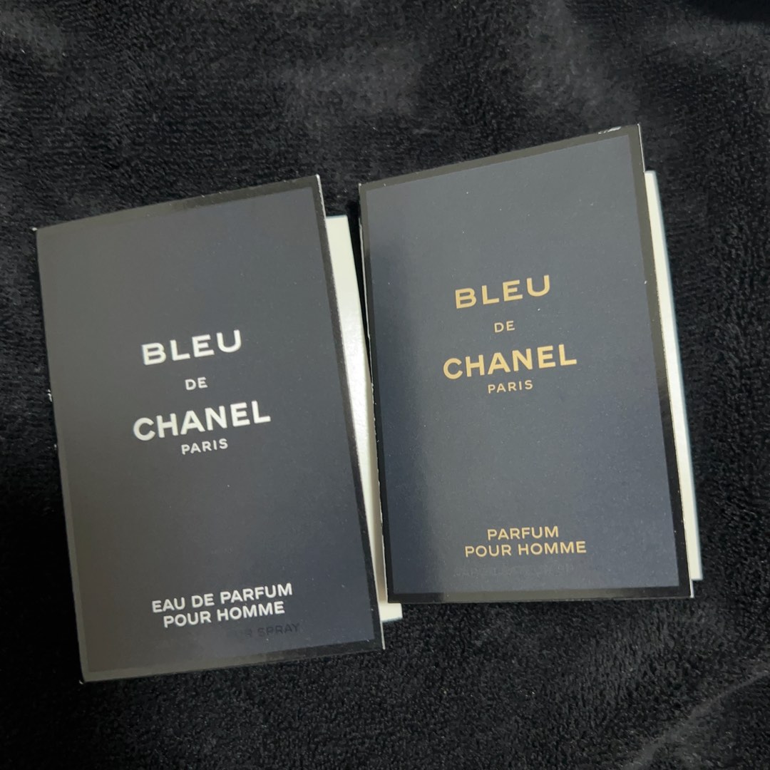 Chanel blue de Chanel perfume vials, Beauty & Personal Care, Fragrance ...