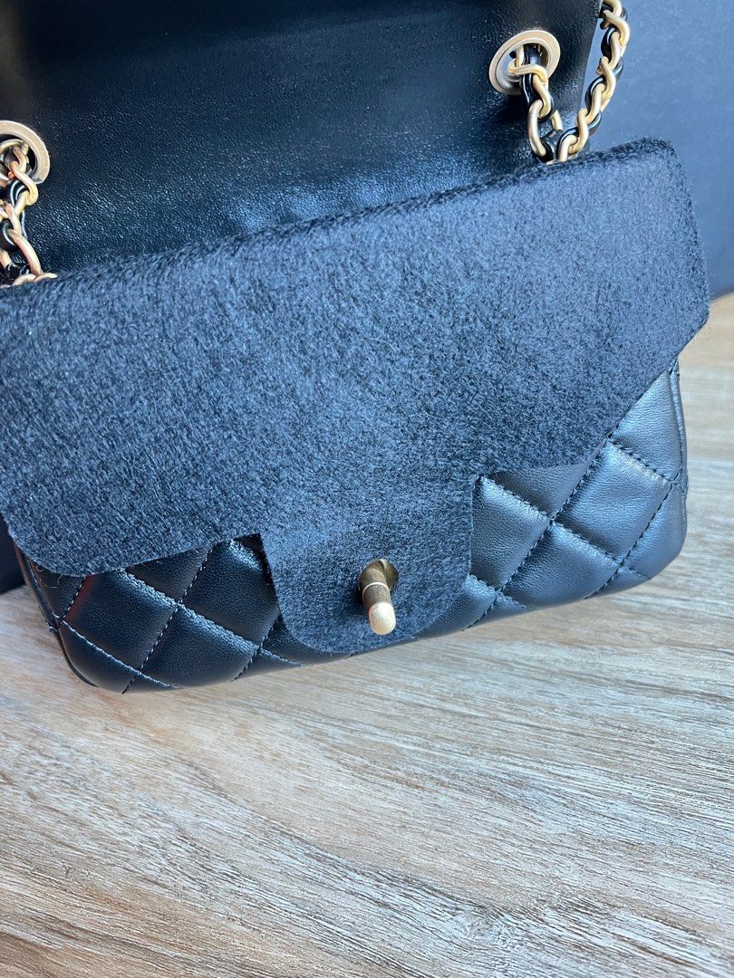 Chanel mini CF rectangular with gold coco cray ball, Luxury, Bags ...