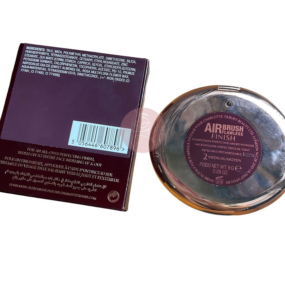 LAST PRICE! CHARLOTTE TILBURY Airbrush Flawless Finish Pressed Powder ...