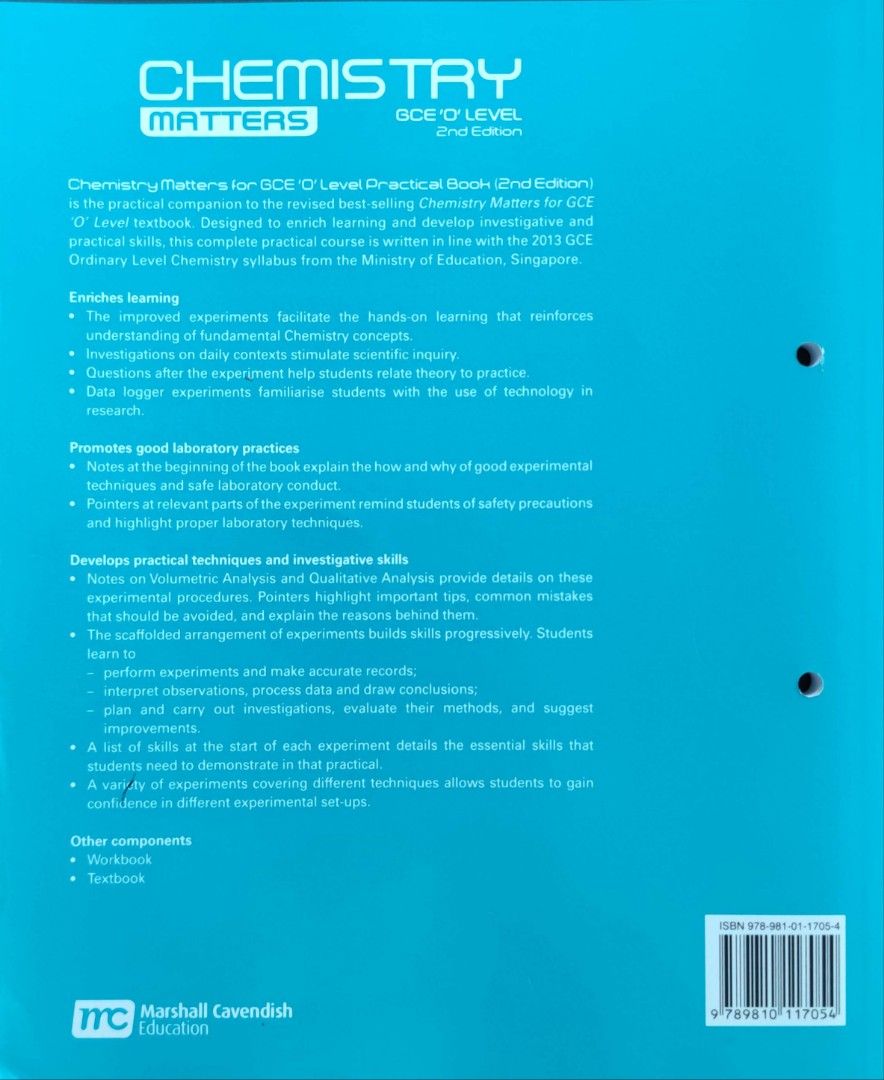 Chemistry Matters- GCE O Level (2nd Edition), Hobbies & Toys, Books ...