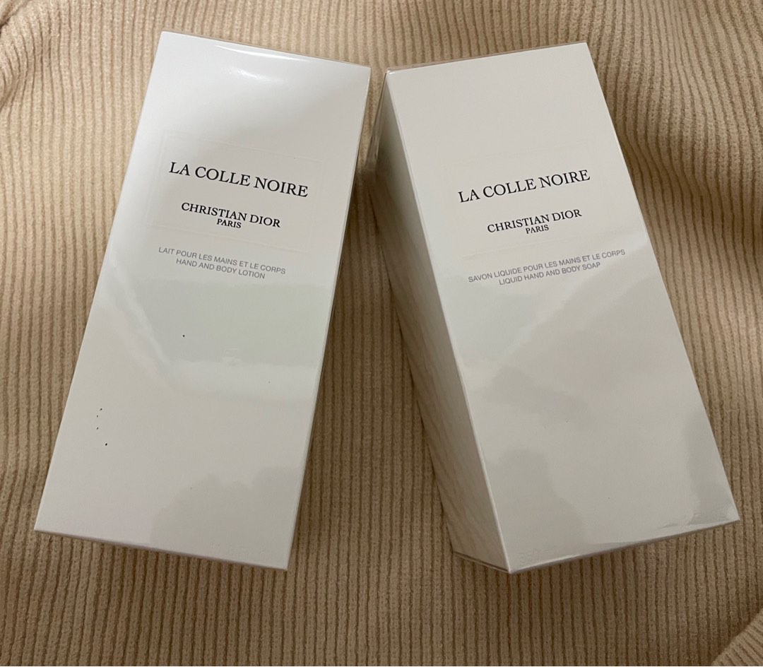 Christian Dior La Colle Noire hand and body soap and lotion, Beauty ...