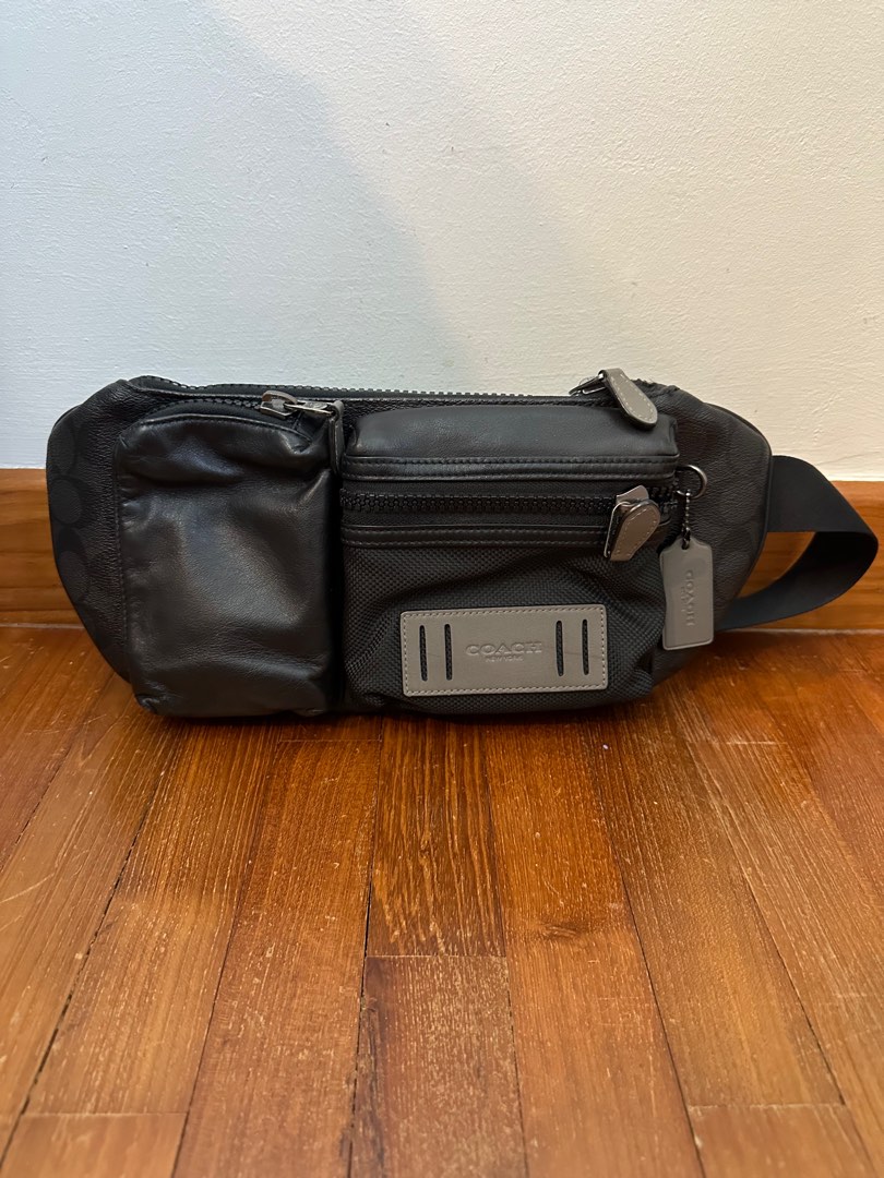 Coach Sling and Rider Belt Bag In Signature Canvas, Luxury, Bags ...