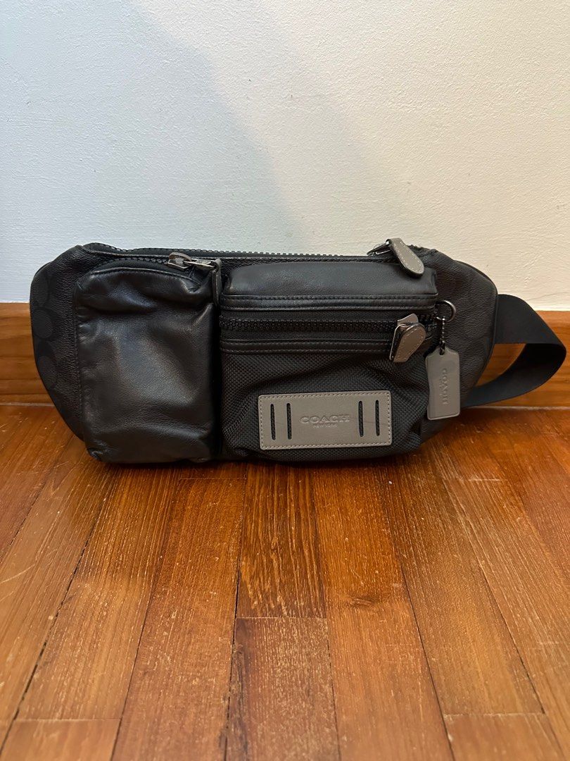 Coach Sling and Rider Belt Bag In Signature Canvas, Luxury, Bags ...
