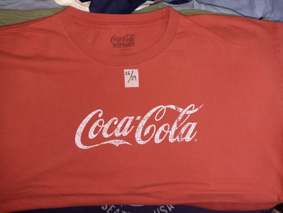 Coca Cola Vintage Pit 26, Men's Fashion, Tops & Sets, Tshirts & Polo ...