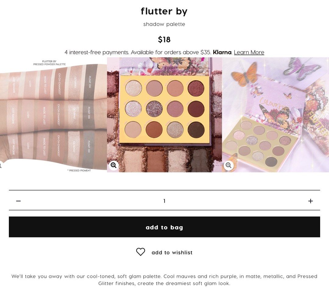 COLOUP POP FLUTTER BY PALETTE, Beauty & Personal Care, Face, Makeup on ...