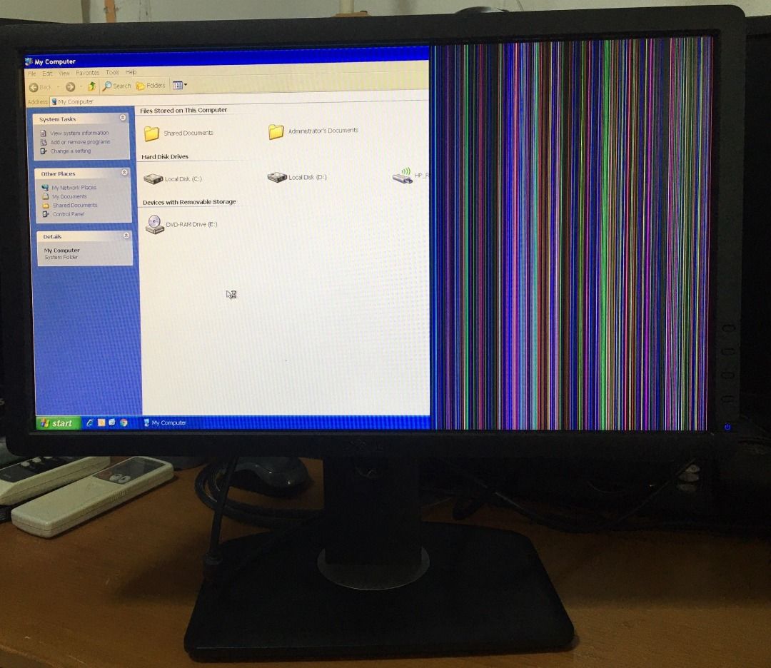Dell 20" monitor (Faulty Screen), Computers & Tech, Parts & Accessories ...