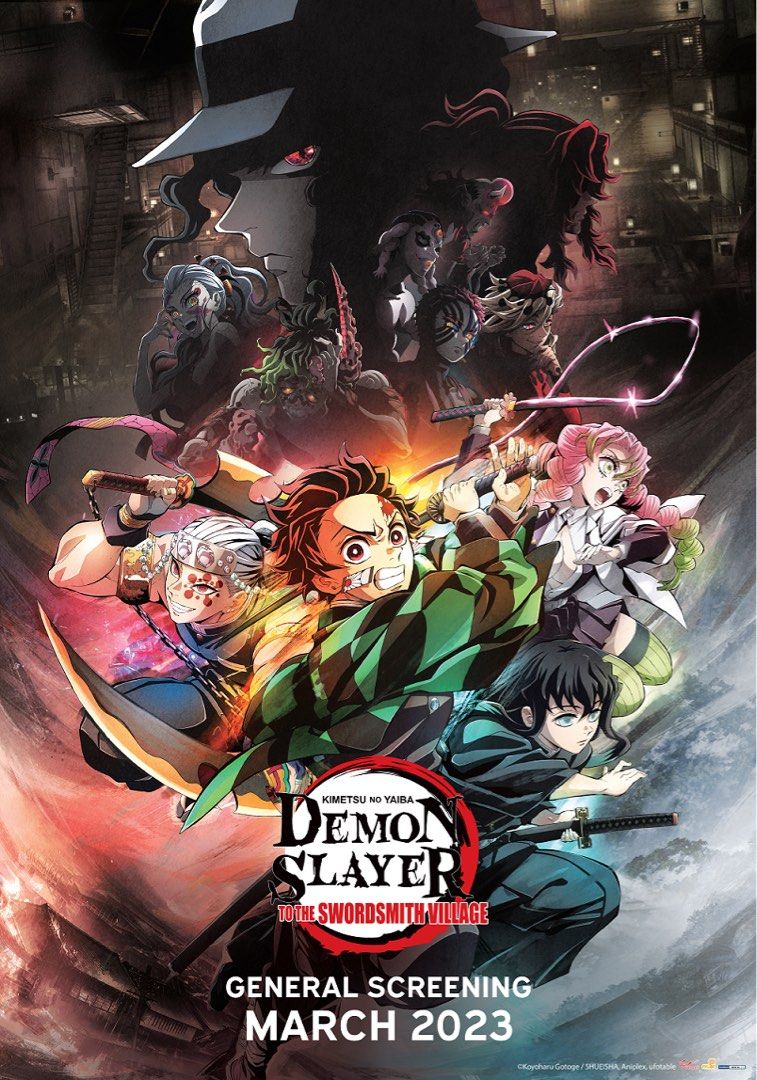 Demon Slayer Poster, Hobbies & Toys, Memorabilia & Collectibles, Fan ...