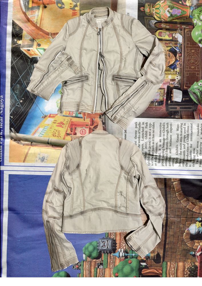 Denim two way zipper jacket, Women's Fashion, Coats, Jackets and ...