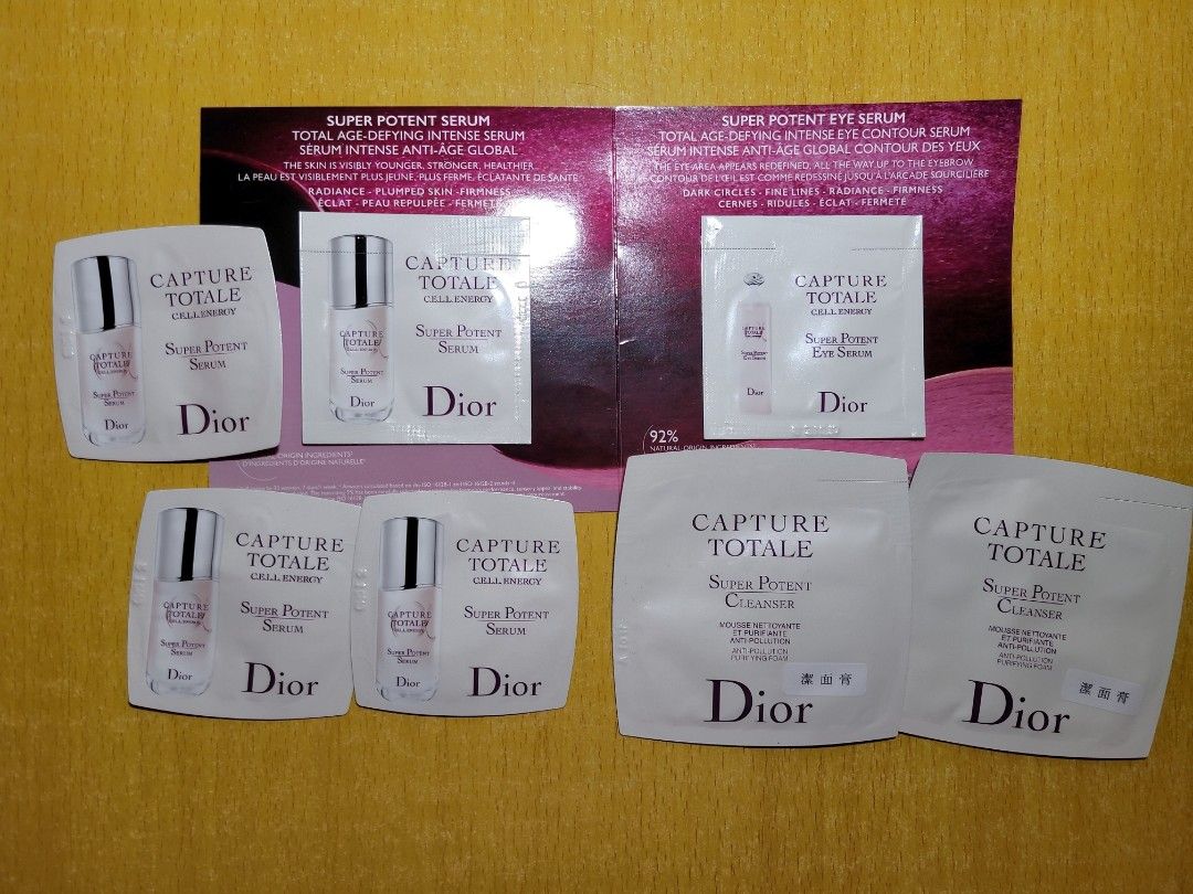 Dior Capture Totale Sample set, 美容＆化妝品, 健康及美容 - 皮膚護理, 面部 - 面部護理 - Carousell