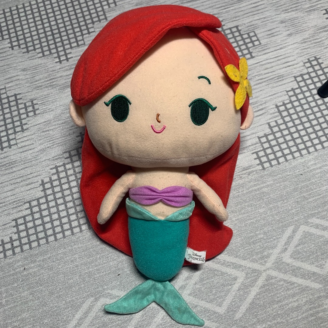 Disney Princess Ariel Little Mermaid Stuffed Toy or Plush, Hobbies ...