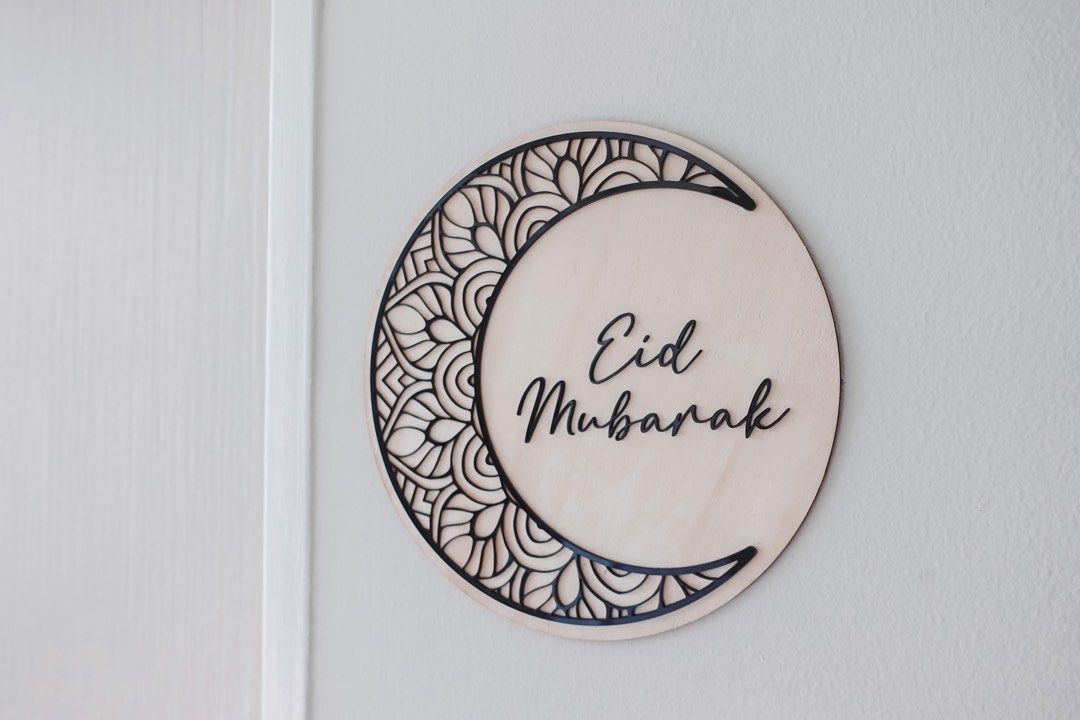 Eid Mubarak - Hari Raya Decor/Signage, Furniture & Home Living, Home ...