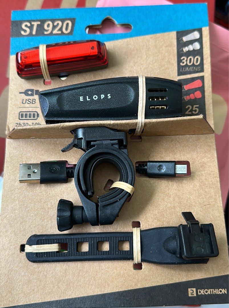 Elops Bike light set, Sports Equipment, Bicycles & Parts, Parts ...