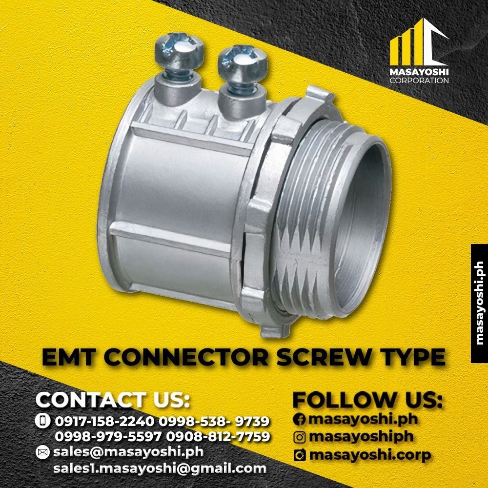 EMT Connector Screw Type / Electrical Metallic Conduit, Commercial ...