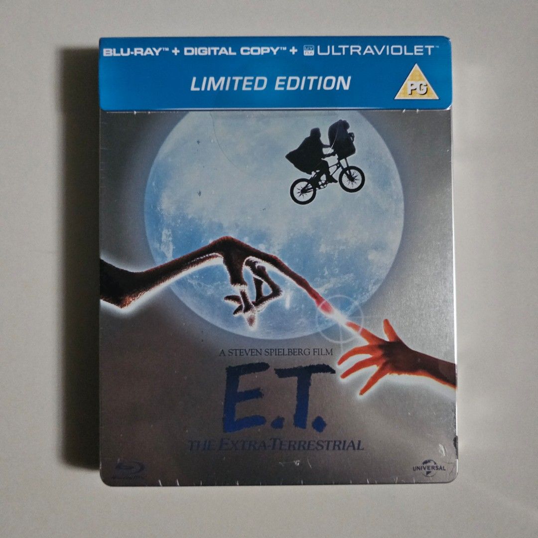 E.T Extra Terrestrial Limited Edition Steelbook Blu-ray (Steven ...