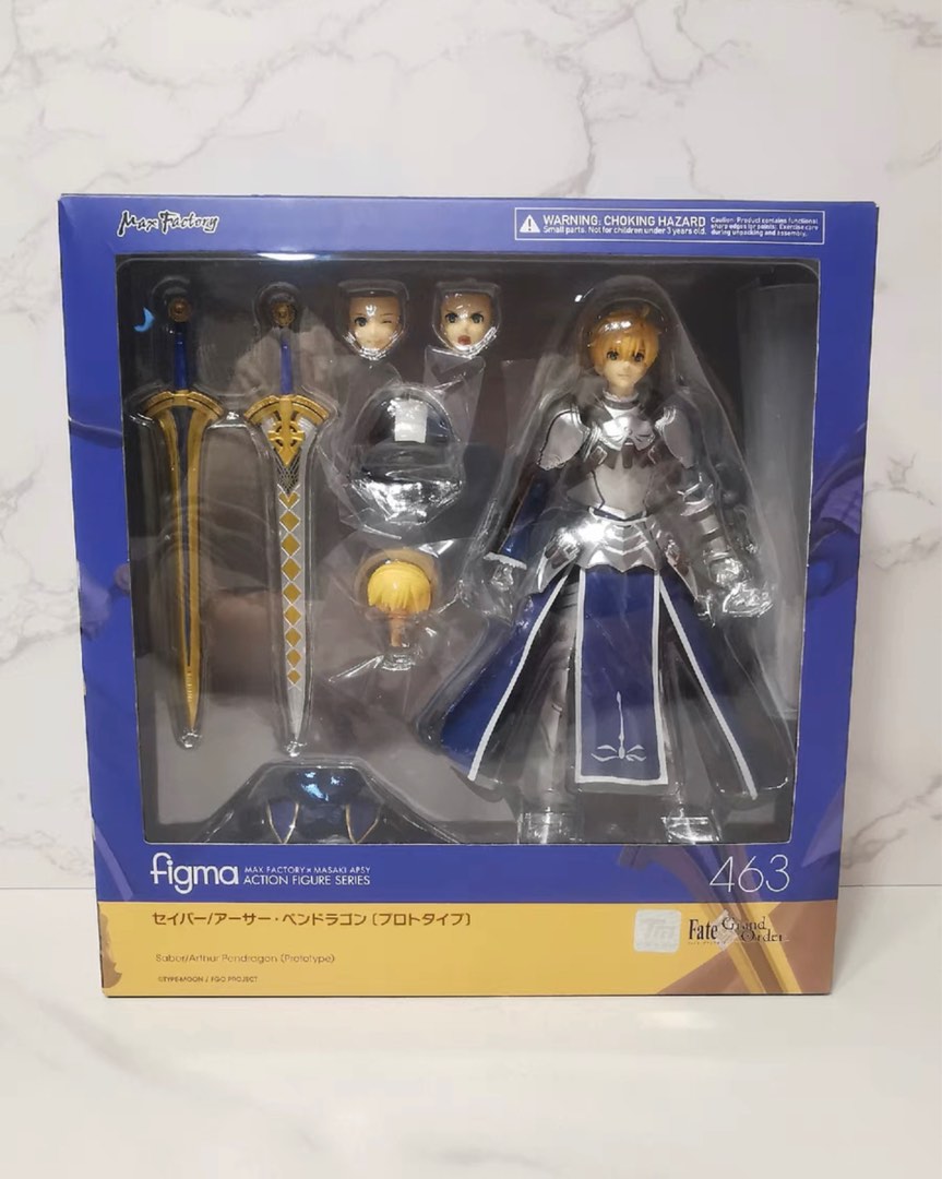 FIGMA 463 SABER/ ARTHUR PENDRAGON, Hobbies & Toys, Toys & Games on ...