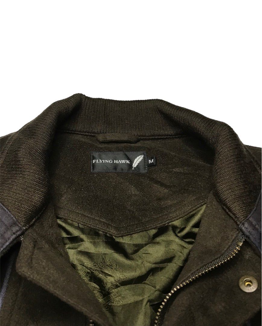 Flying Hawk Bomber Jacket on Carousell