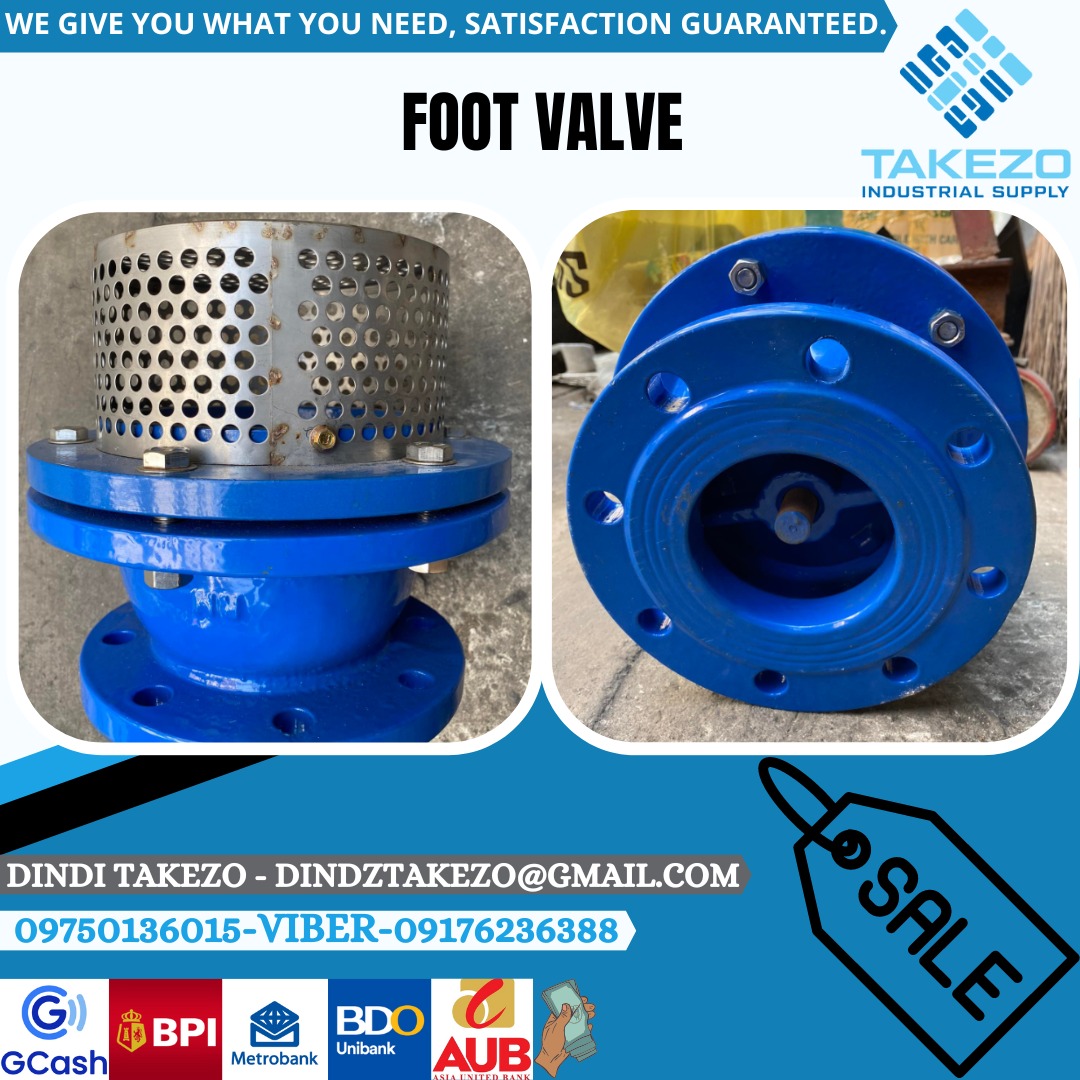 Foot Valve, Commercial & Industrial, Industrial Equipment on Carousell
