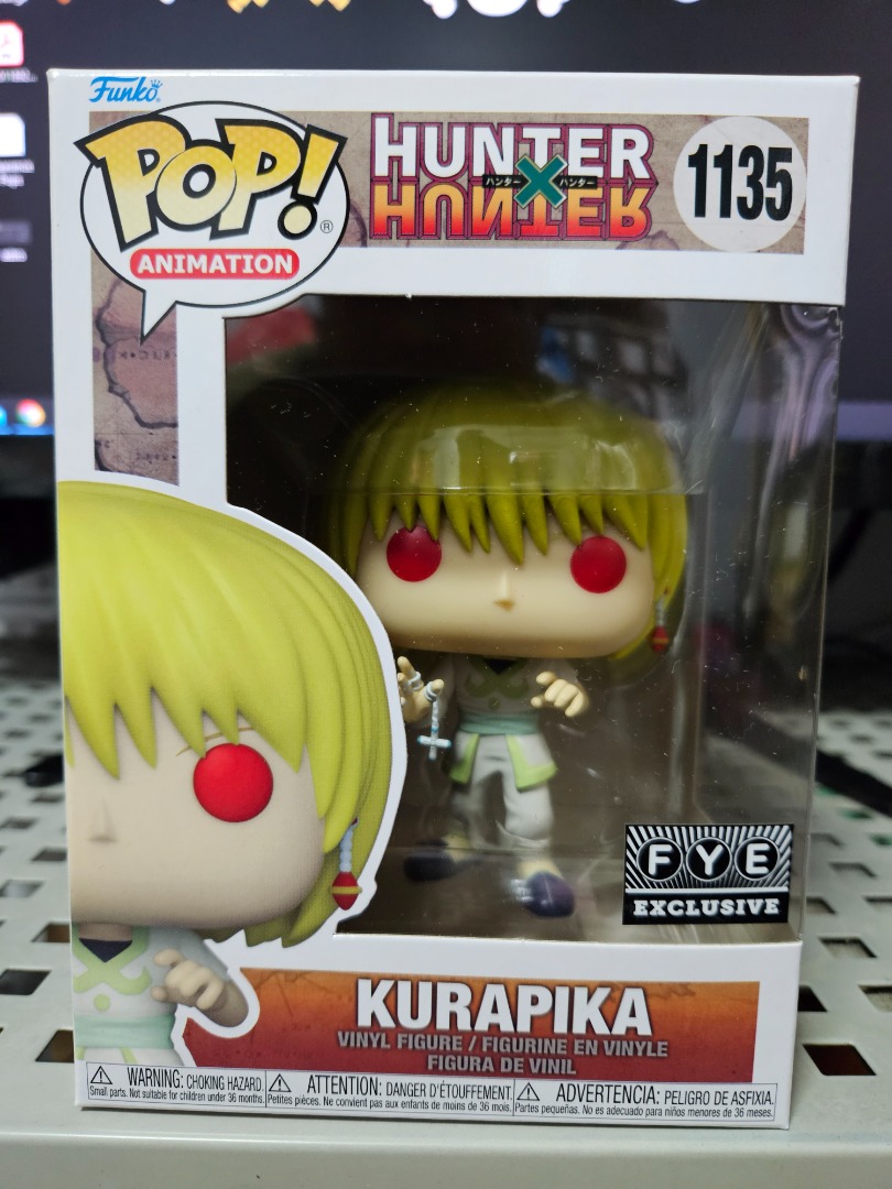 Funko Pop - Hunter X Hunter: Kurapika (Fye Exclusive), Hobbies & Toys ...