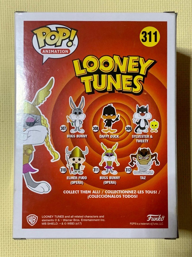 Funko Pop Animation - Looney Tunes | #311 Bugs Bunny (Opera) | Warner ...
