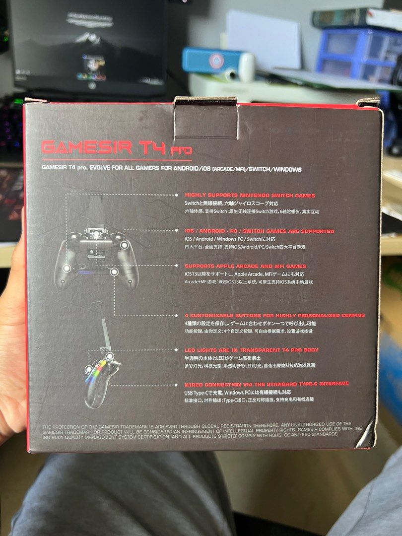 Gamesir T4 Pro Multiplatform Controller, Video Gaming, Gaming ...