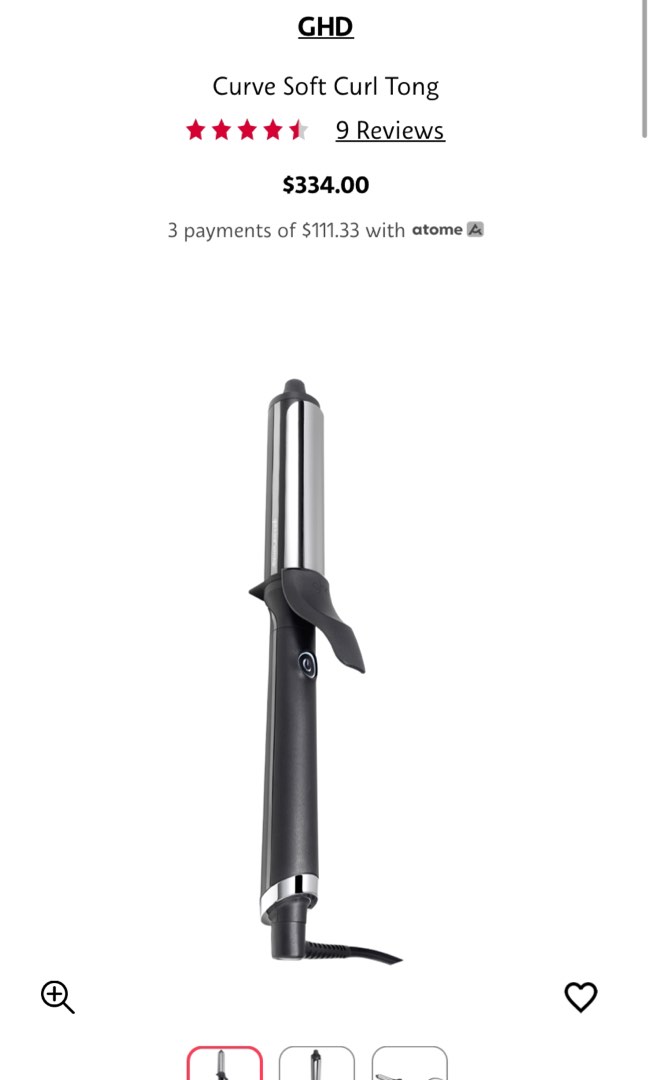 Ghd Curve Soft Curl Tong Beauty And Personal Care Hair On Carousell